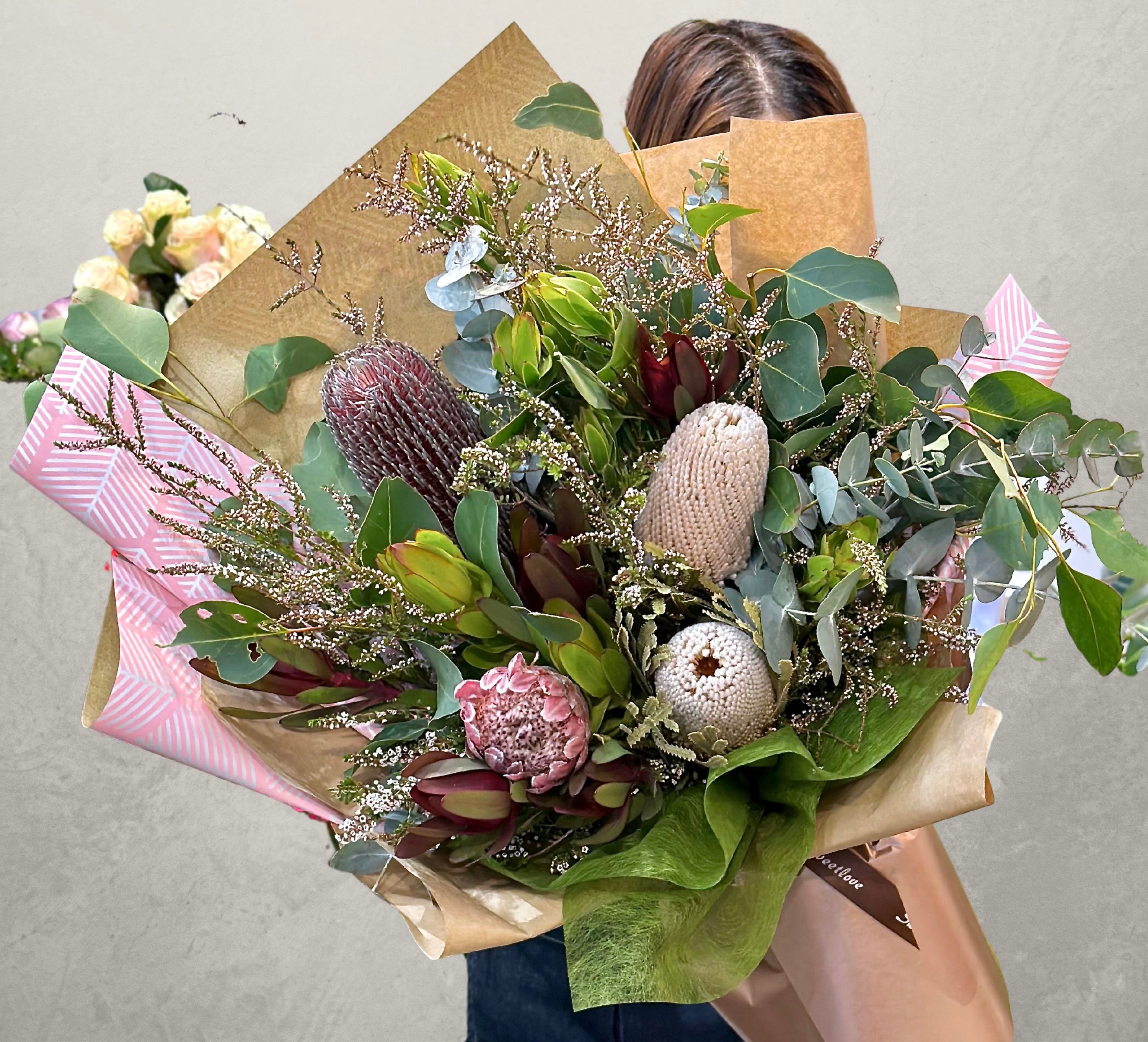 Australian Earthy Native Flower Bouquet - Default Title